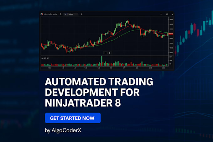 Build ninjatrader 8 bot, auto order execution, indicators, trade logic ...