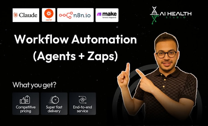 Build ai agents, mcp, zapier, n8n, gumloop, make, relevance workflow automation by Abdeldzns ...