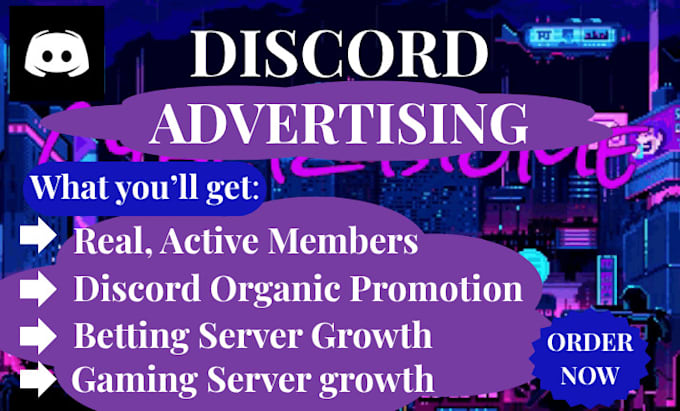 Do discord promotion, discord ads, discord server growth, gaming server ...