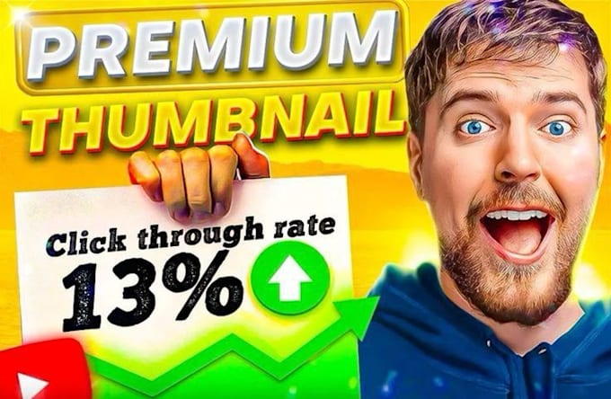 Design eye catching youtube thumbnails and posters by Saadmusani | Fiverr