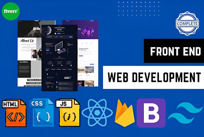 Your front end web developer, figma to react, html css by Hassanali1206 | Fiverr