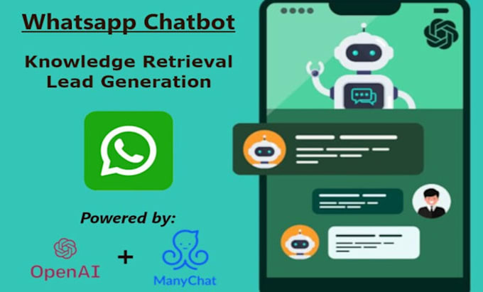 Create a whatsapp chatbot, whatsapp bot, and whatsapp automation using manychat by Terry_mobley ...