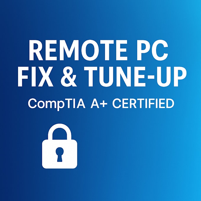 Repair optimise, clean malware, solve tech errors on windows 10 11, mac pcs by Petersives | Fiverr