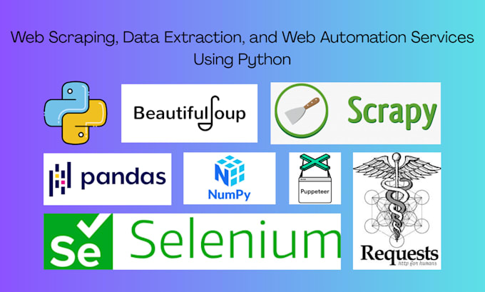 Do web scraping, data extraction, and automation using python by M_ihtisham1810 | Fiverr