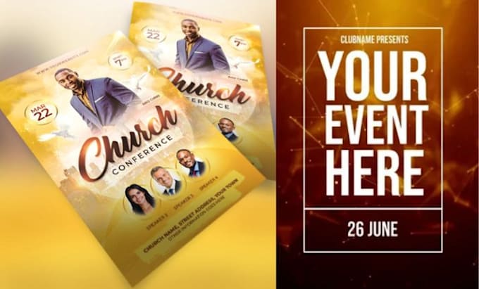 Design stunning church flyer, event flyer and coaching flyer that ...