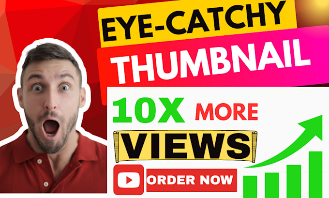 Design an eye catching youtube thumbnails to get more views by Sumon10m ...
