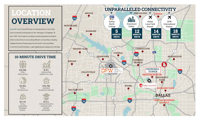 Design custom business or city vector map for real estate locational ...