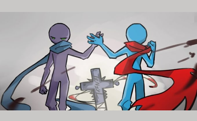 Animate a 2d fighting stick figure stick figure animation stickman ...