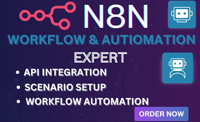 Fix n8n workflow n8n ai agent make com business automation n8n api integration by Annematilda ...