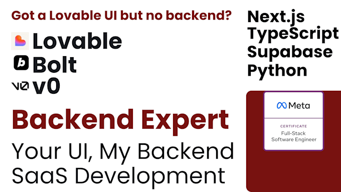 Integrate your lovable app with supabase backend by Miliardi | Fiverr