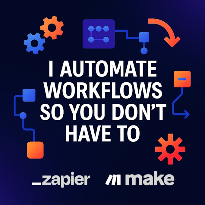 Automate your workflows using zapier, make, or apis by Fafaman | Fiverr