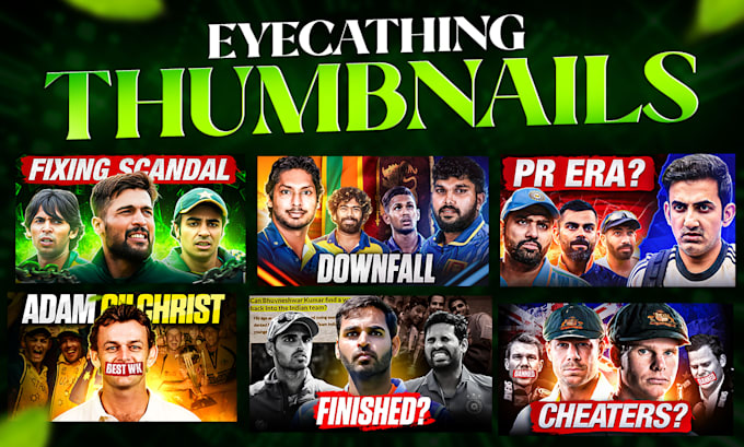Design best amazing youtube cricket thumbnail design by Sunny_gfx07 ...
