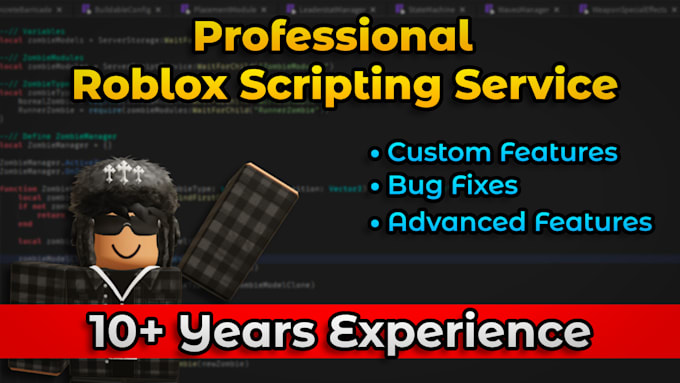 Script features or fix bugs in your roblox game by Devzayuh | Fiverr