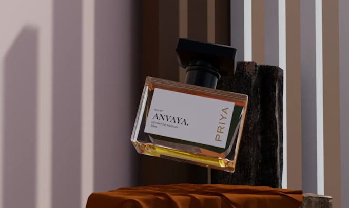 Do 3d body spray 3d perfume animation 3d fragrance 3d bottle design 3d ...