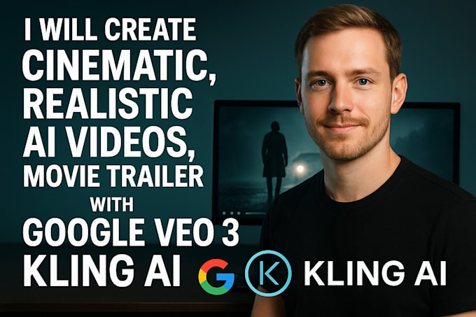 Create cinematic, realistic ai videos, movie trailer with google veo 3, kling ai by Zionatlas ...
