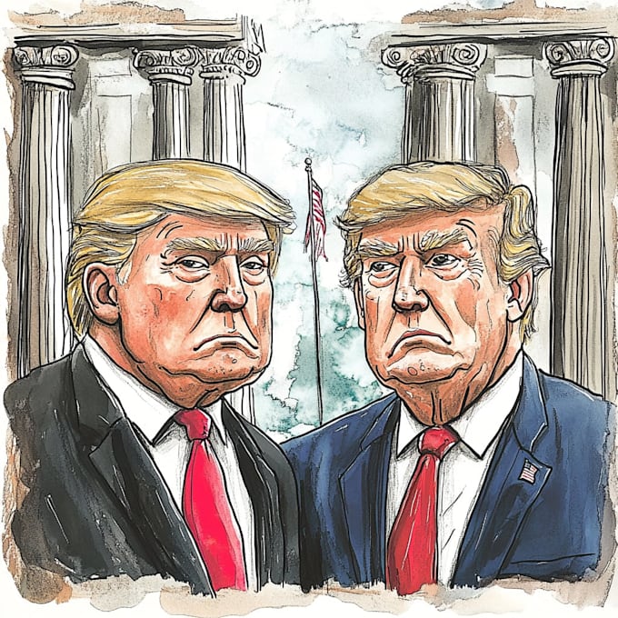 Illustrate your political cartoon by Zhosthaithi | Fiverr