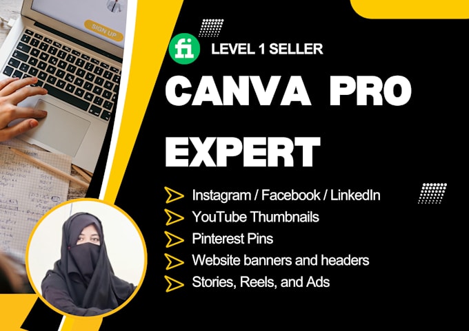 Be your canva design expert, infographic animation, canva pro,banner by ...
