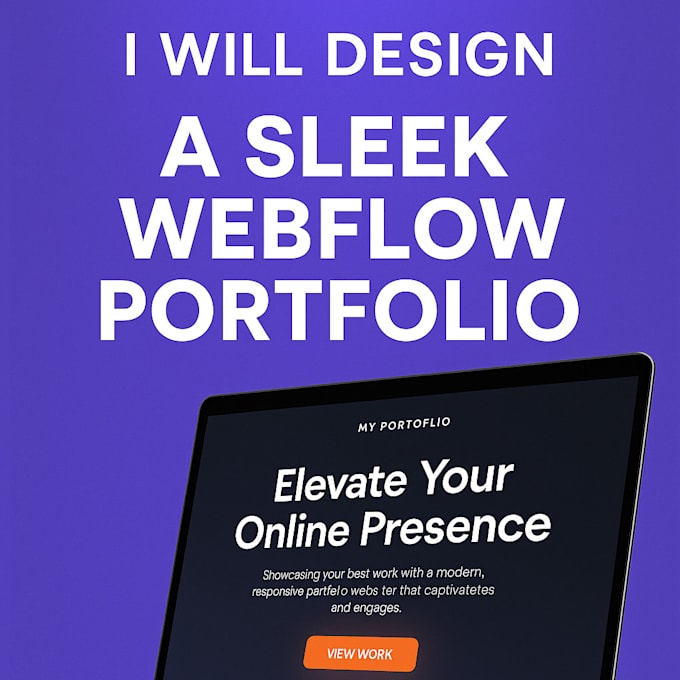 Craft a custom webflow portfolio to boost your online presence by Marylisa_1 | Fiverr