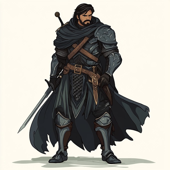 Dnd character art and dnd character art by Emaayden | Fiverr