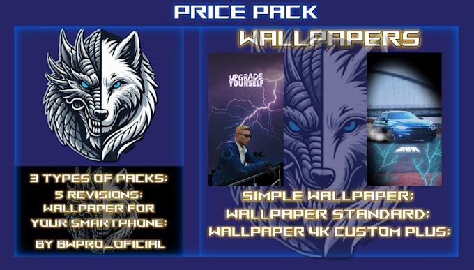 Make custom wallpapers for your phone by Bwpro_oficial | Fiverr