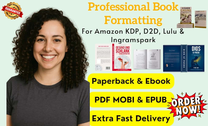 Do book formatting and layout design for kdp print by Rheaders_ | Fiverr