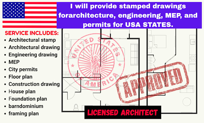 Dibujos sellados para arquitectura, ingeniería, mep y permisos de ...