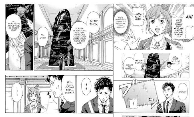 Webtoon, manga, comic pages, color and convert to webtoon format by ...