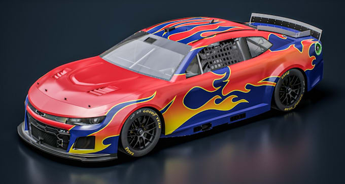 Redesign 3d car model, racing car, pbr texture,exterior render,real ...