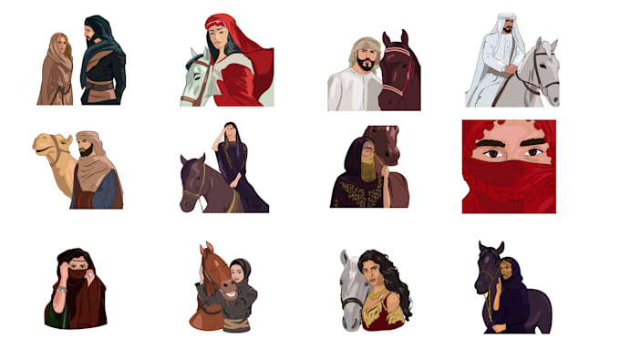 Craft unique telegram animated stickers and gifs by Andriana77 | Fiverr