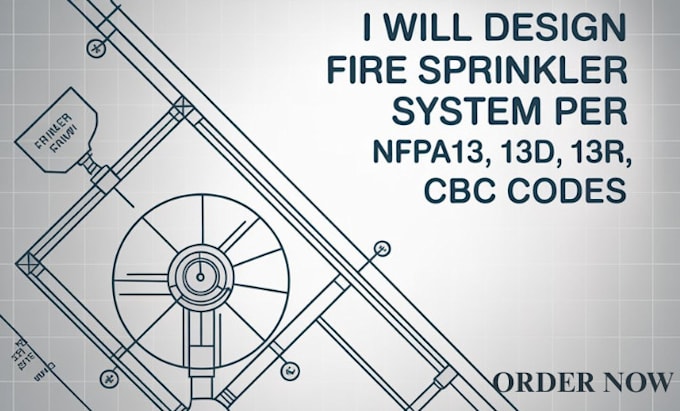 Design fire sprinkler system per nfpa13, 13d, 13r, cbc codes by Micheal ...