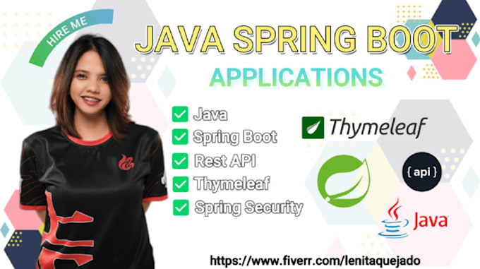 Build A Modern Web App Using Java Spring Boot Thymeleaf By Lenitaquejado Fiverr