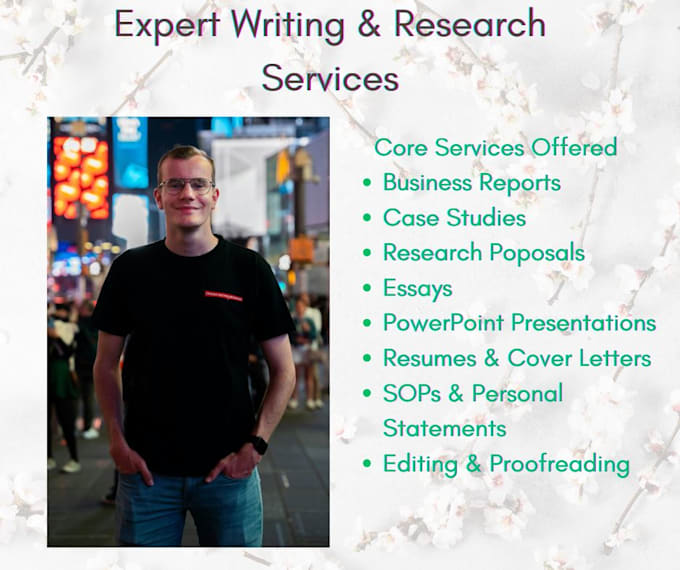 Write and edit business case studies, reports, and proposals by Leamneeson | Fiverr