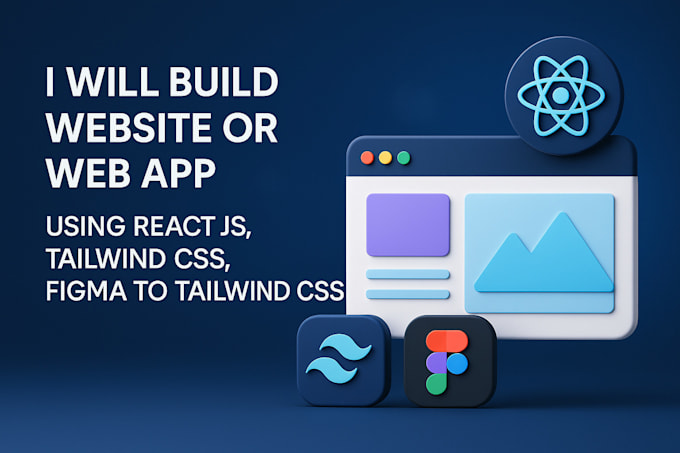 Build Website Or Web App Using React Js Tailwind Css Figma To Tailwind Css
