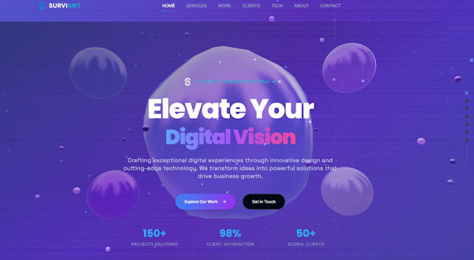 Create your complete responsive web application by Survianttech | Fiverr