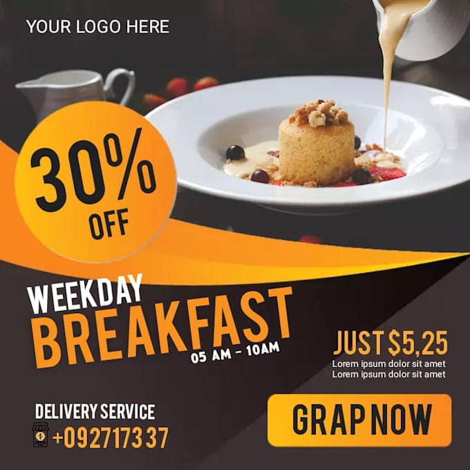 Design attractive food menu, restaurant menu, and food flyer by Tarar225 | Fiverr