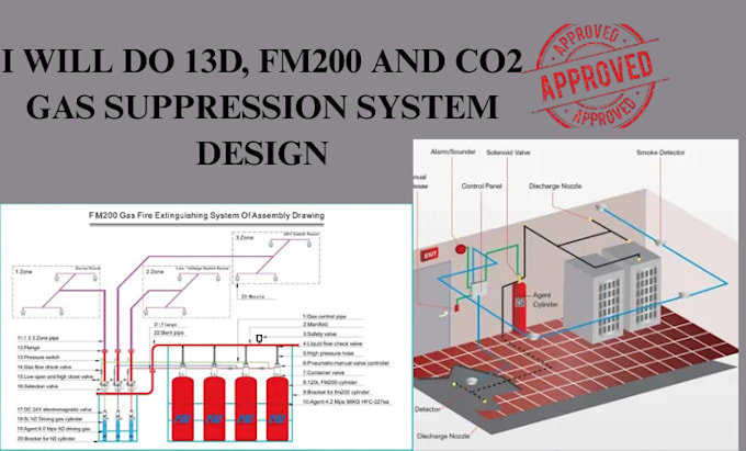 Do 13d, fm200 and co2 gas suppression system design by Archy_ethansage ...