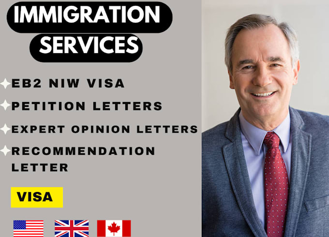 Write uscis business plans petition letter expert opinion letter for eb2 niw h1b by ...