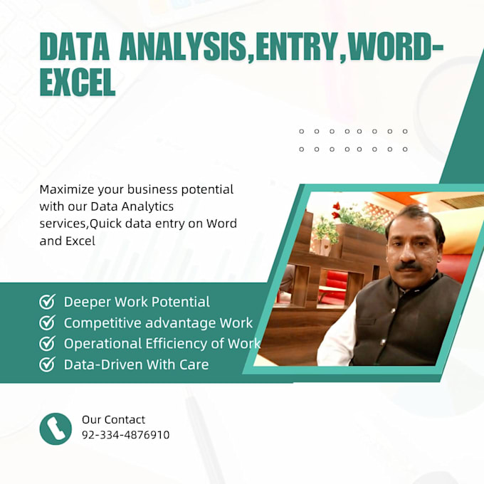 Do excel data entry, data analysis, powerpoint, ms word by Naqvi_economist | Fiverr