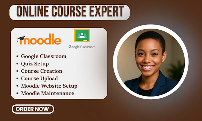 Setup moodle lms google classroom upload quiz to moodle migrate moodle course by Isla_tra | Fiverr