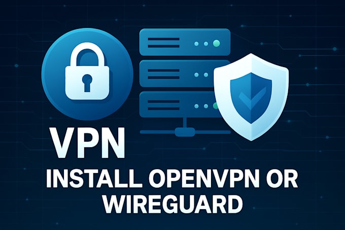 Install openvpn or wireguard on your vps server by Netassistpro | Fiverr