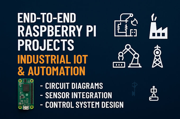 Build end to end raspberry pi iot projects with circuit, automation and cloud by Daniyal_ch944 ...