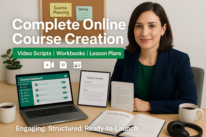 Create a complete online course with video scripts and workbook by ...