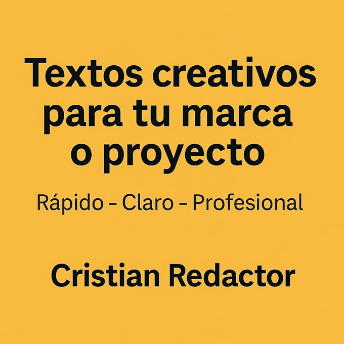 Escribire textos atractivos y originales para tu proyecto by Crismax3 ...
