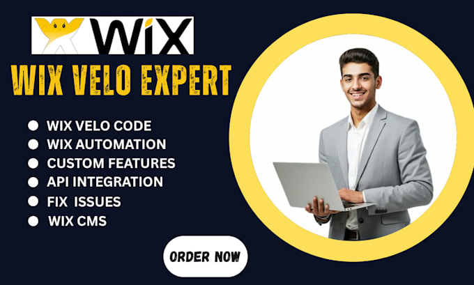 Velo code wix studio wix website redesign wix automation wix cms by James_dev0111 | Fiverr