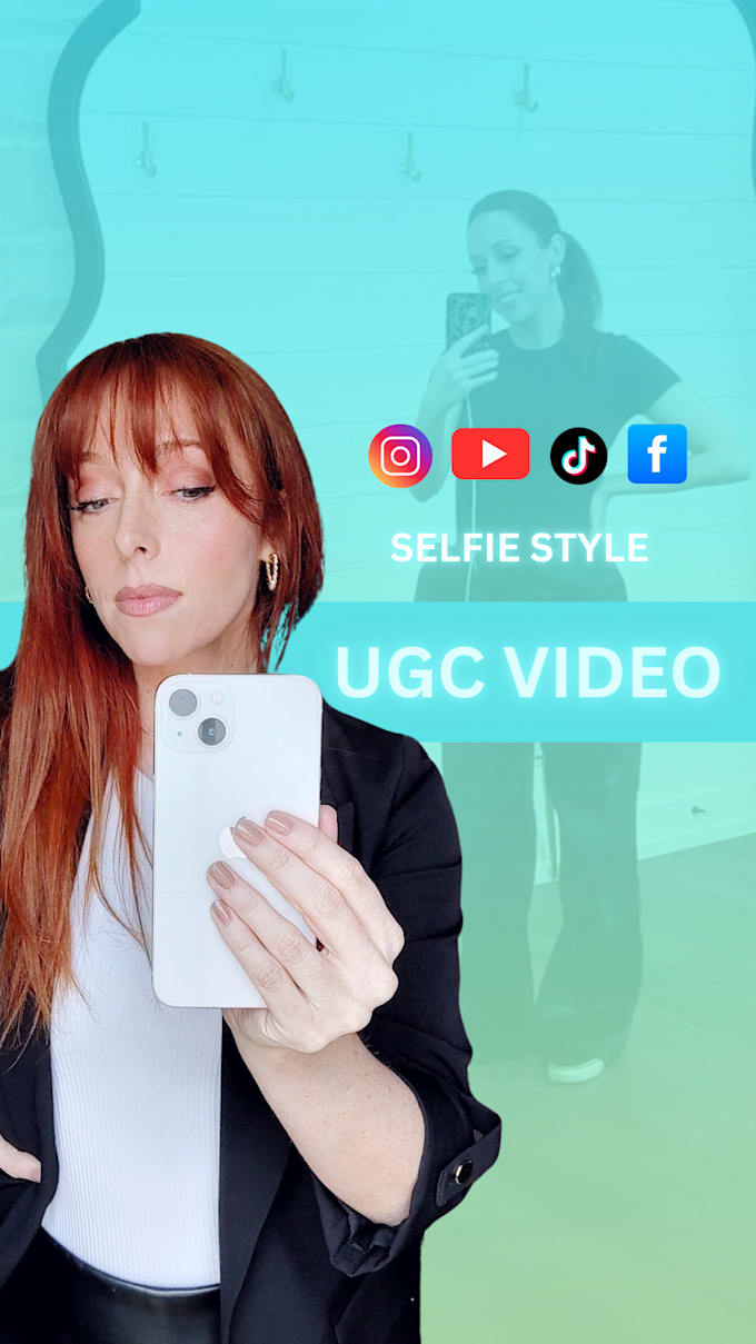 Create and edit selfie style videos for ugc content by Christa18 | Fiverr