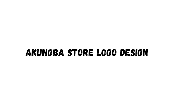 Do akungba store logo design by Copanimate | Fiverr