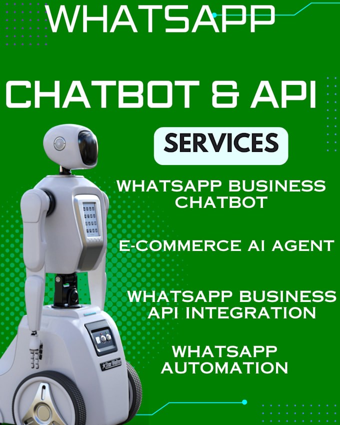 Build whatsapp chatbot and whatsapp business api setup for your ...