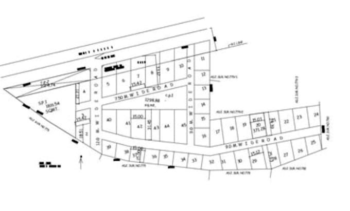 Make plot plans, plat plans from google map for city permit by ...