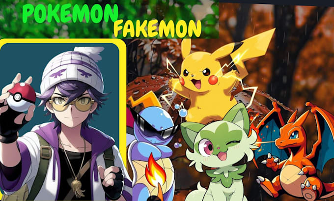 Design your original pokemon, draft league team, banner, fakemon by ...