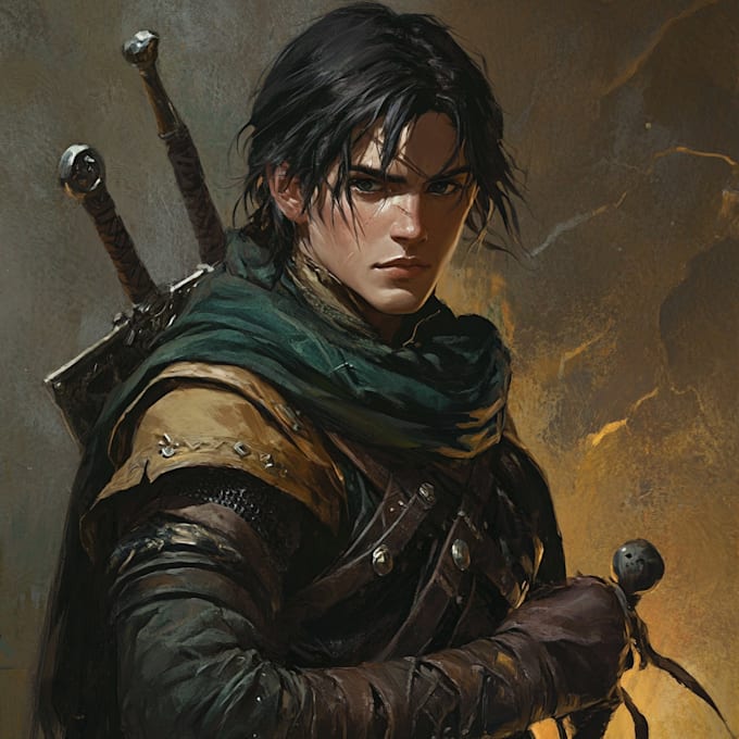 Illustrate your ttrpg oc, vtm, fantasy, dnd character art by Eldriniel | Fiverr